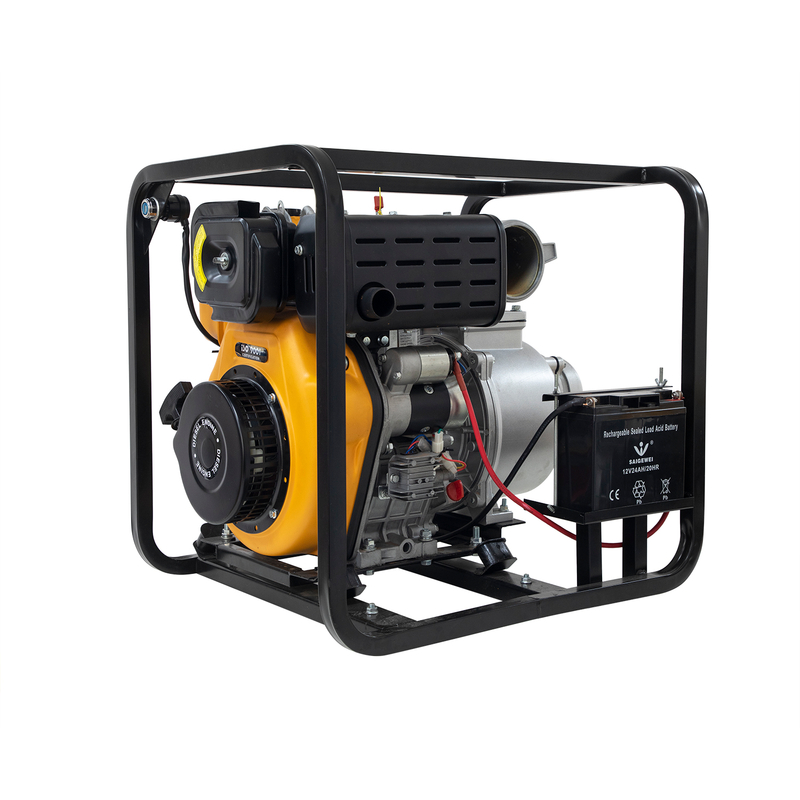 10 HP Agriculture High Pressure 4 Inch Diesel Water Pump Gasoline ...