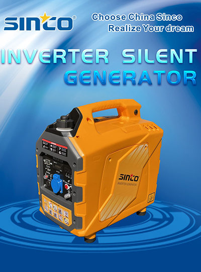 Sinco Brand 8kw Large Capacity Oil Tank Open Inverter Generator with ...